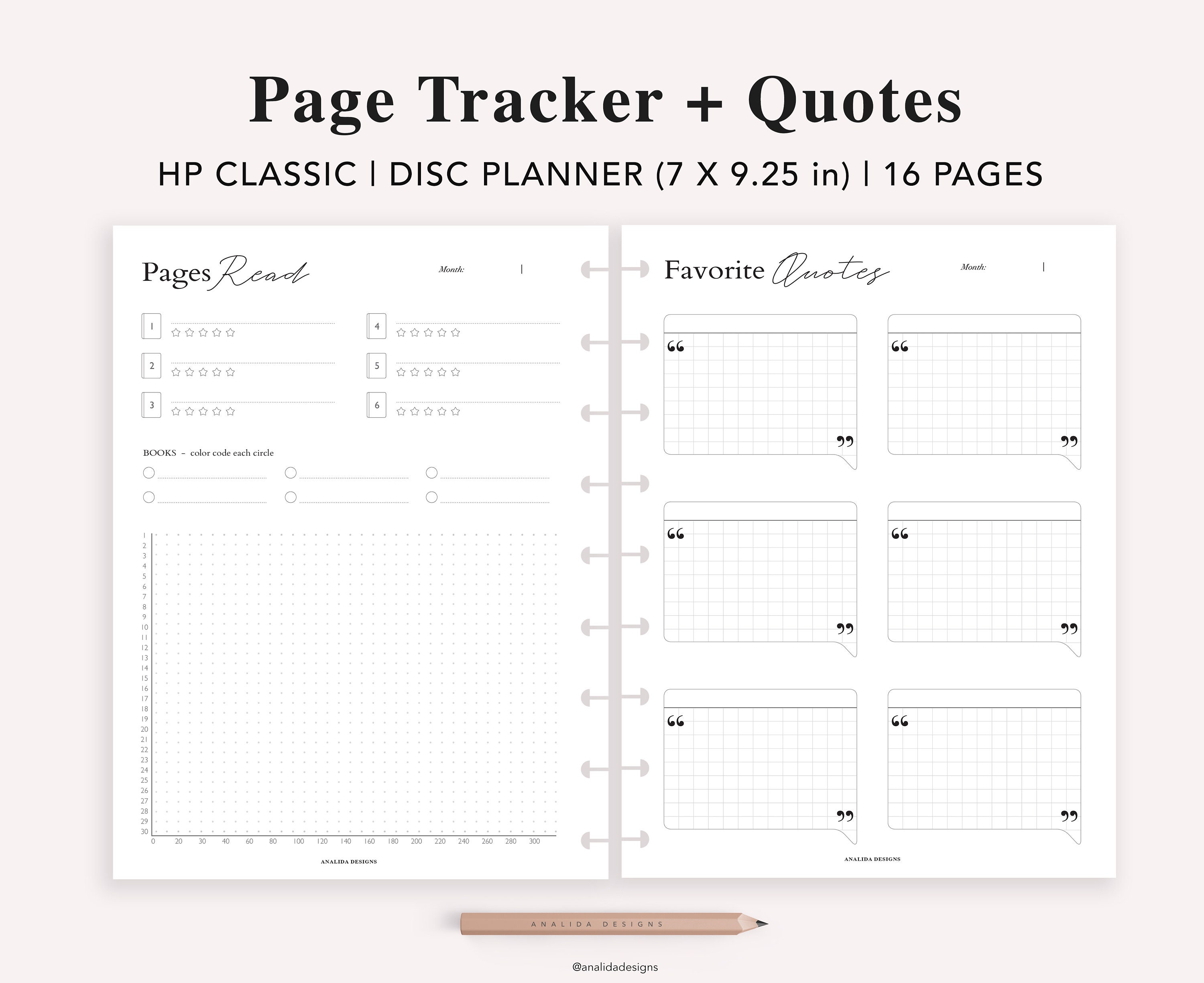 Reading Tracker Printable Happy Planner Insert Reading | Etsy Canada