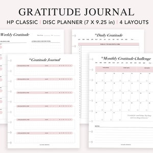 Gratitude Journal Printable: Happy Planner Classic Insert (PDF) - Etsy