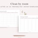 Cleaning Schedule Printable Chore Chart Flylady Planner - Etsy