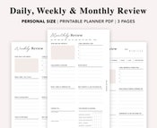 Undated Weekly Planner Printable Subject Planner Teacher Planner ...