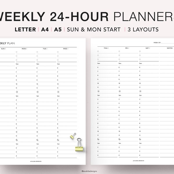 Weekly Planners - Etsy