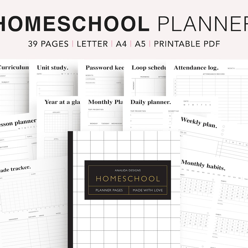 Printable Homeschool - Etsy