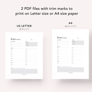 Daily Planner Printable Happy Planner Classic, Day Planners Agenda and ...