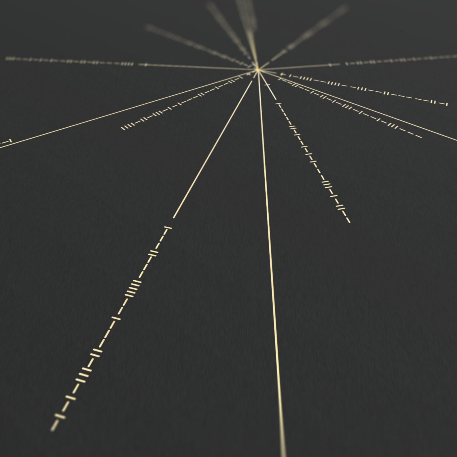 Voyager's Pulsar Map Foil Print Wall Art | Etsy