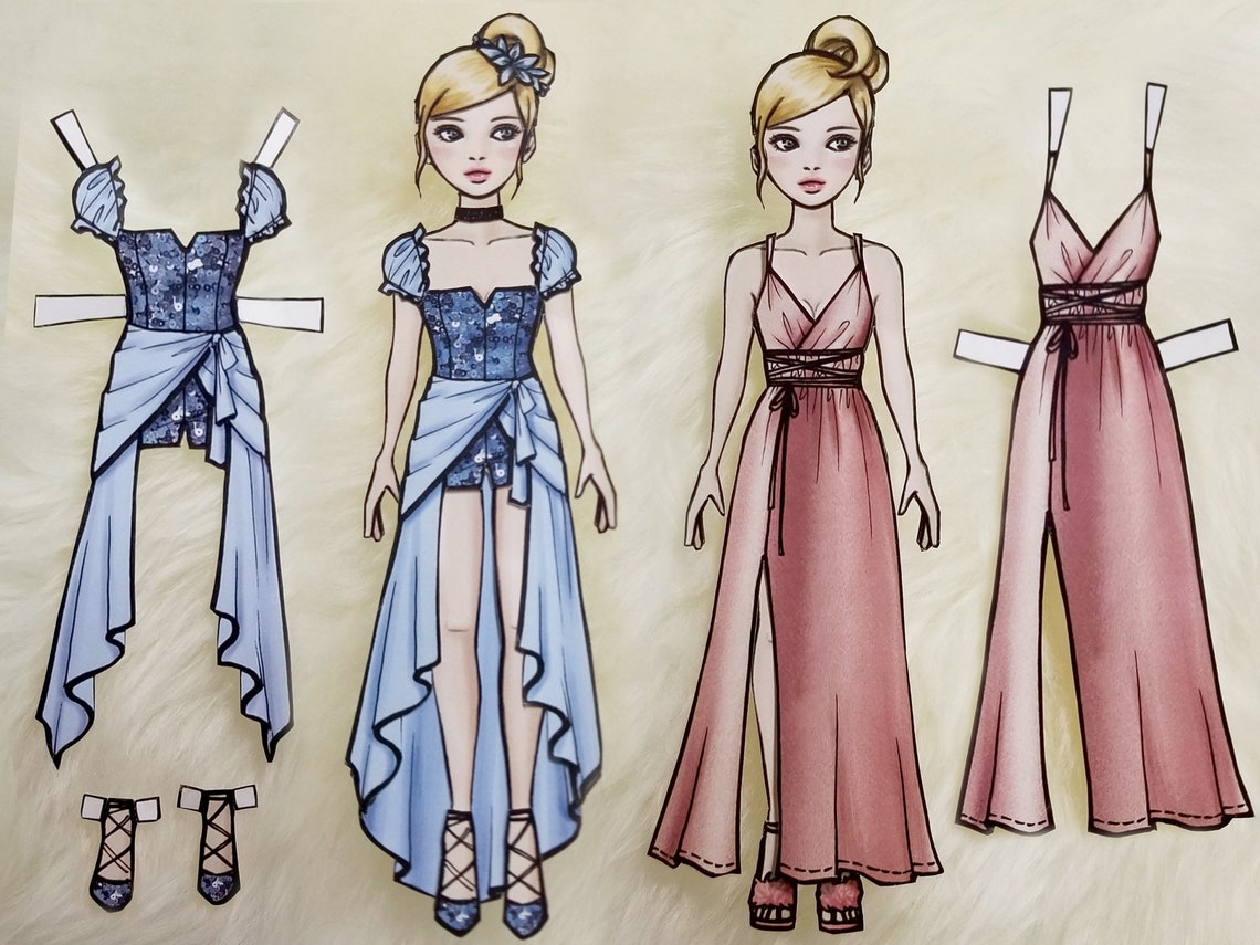 Coco Paper Doll Cindy: Printable Digital Download Dress up Paper Toy ...
