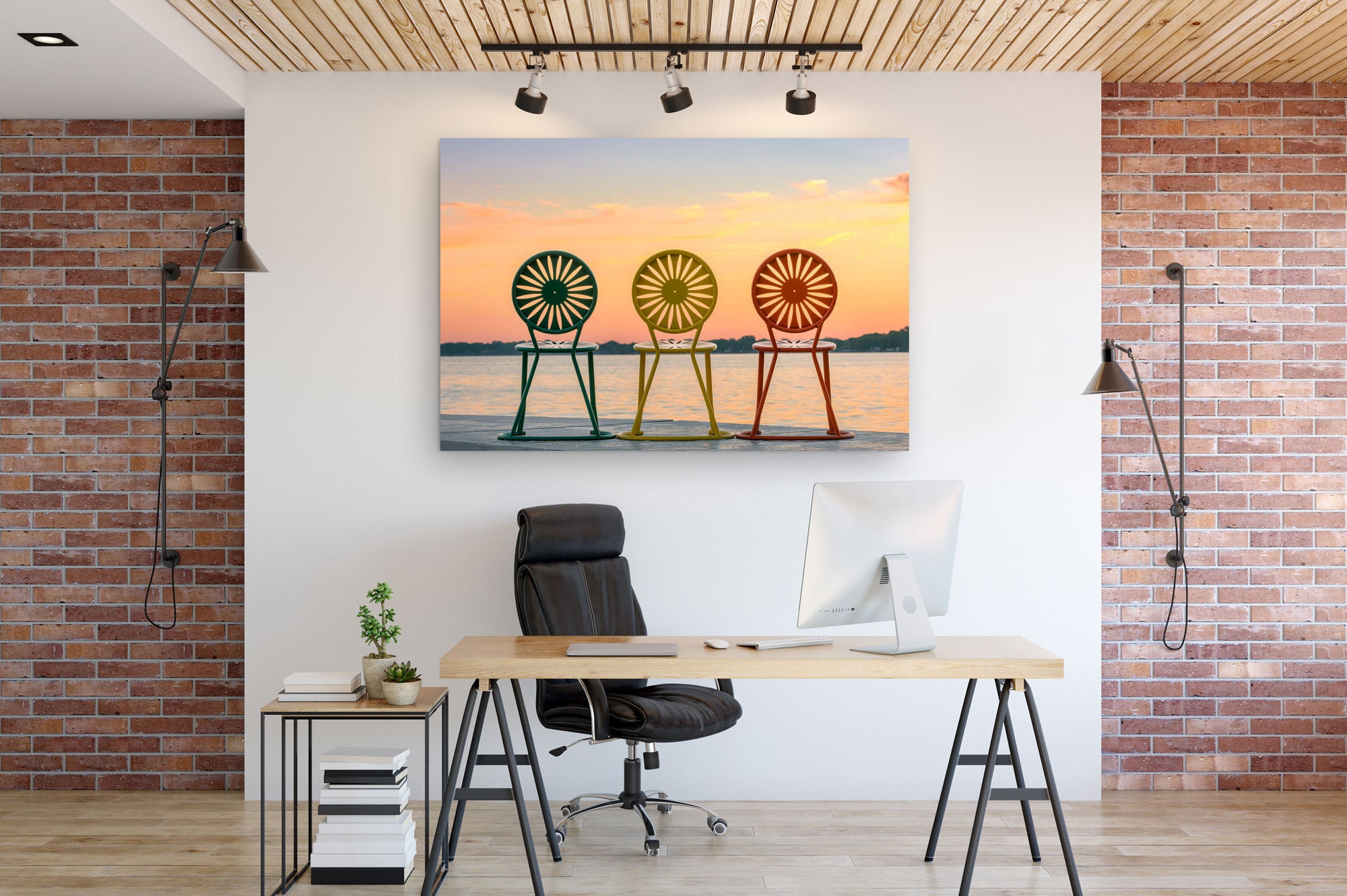 UW Wisconsin Terrace Chairs Print, Memorial Union Terrace Chairs ...