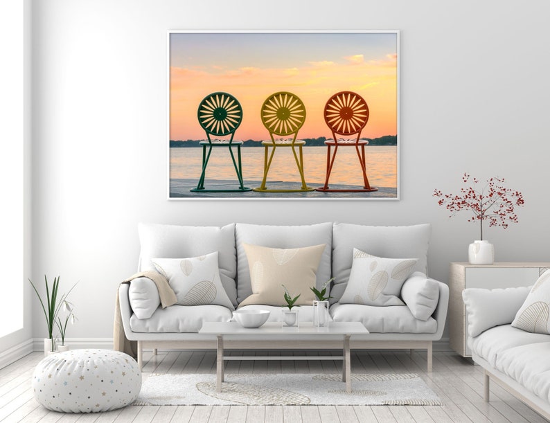 UW Wisconsin Terrace Chairs Print, Memorial Union Terrace Chairs ...