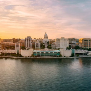 Wisconsin Capitol Sunset Print, Madison Capitol Sunset Print, Madison ...