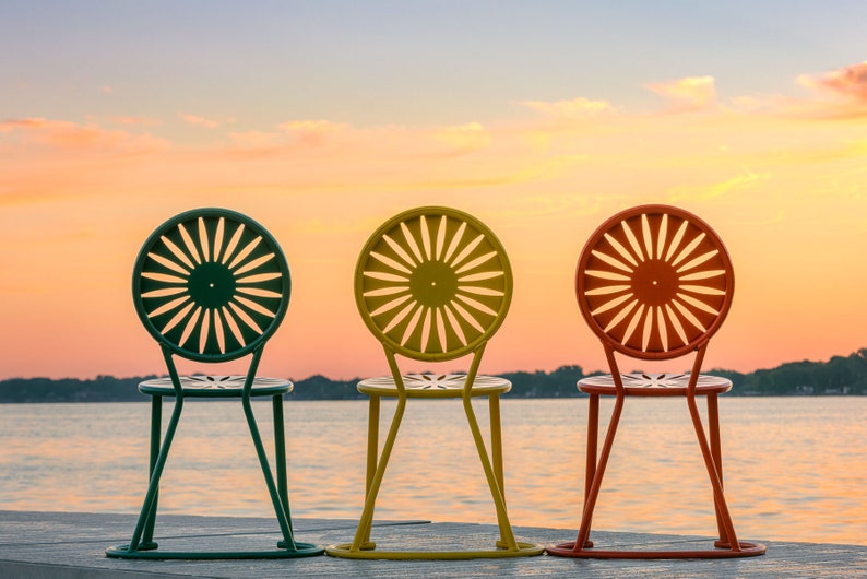 UW Wisconsin Terrace Chairs Print, Memorial Union Terrace Chairs ...