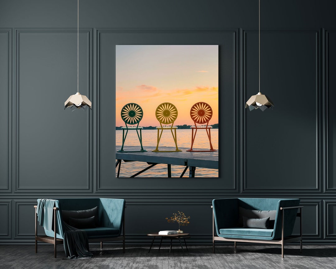 UW Wisconsin Terrace Chairs Print, Memorial Union Terrace Chairs ...