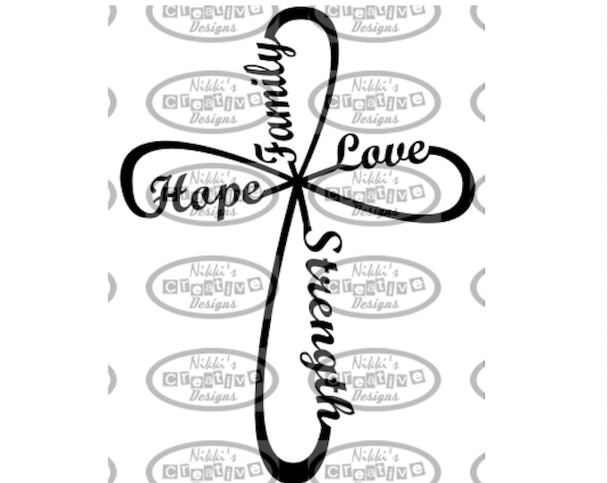 Family Infinity Cross - Etsy