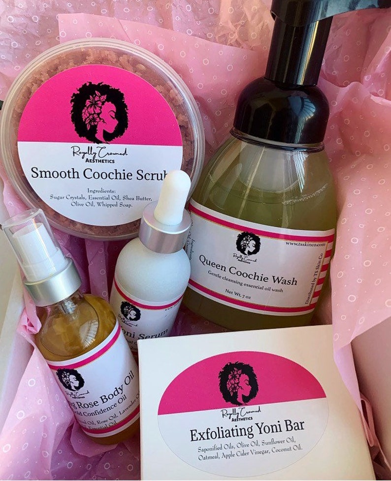 Yoni Care Set Royal Crowned Box Yoni Wash Yoni Scrub Etsy