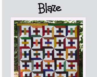 Blaze Quilt Pattern - Etsy