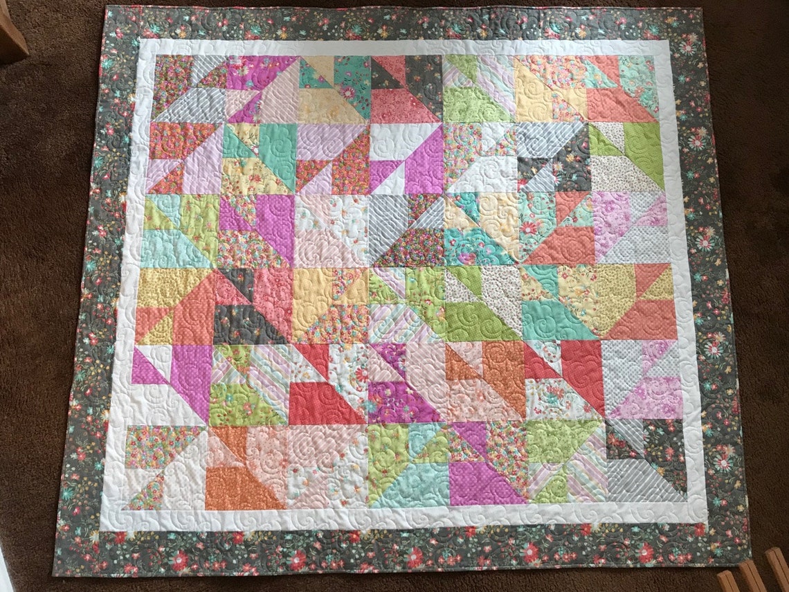 Quilt Pattern "attic Mirror" PDF Download - Etsy