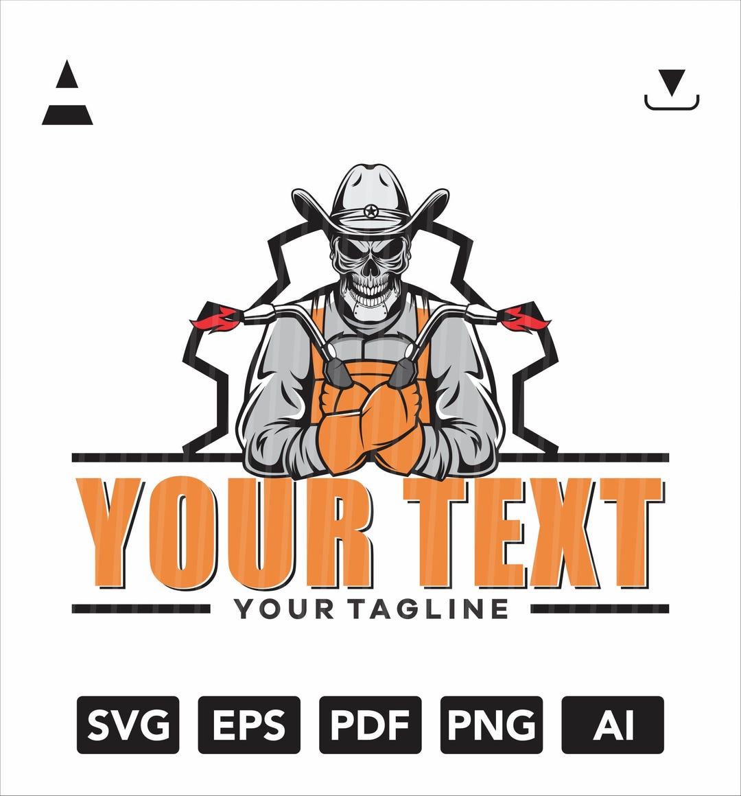 Welding Skull Cowboy Hat Vector | Biker Decal (digital Download) - Etsy