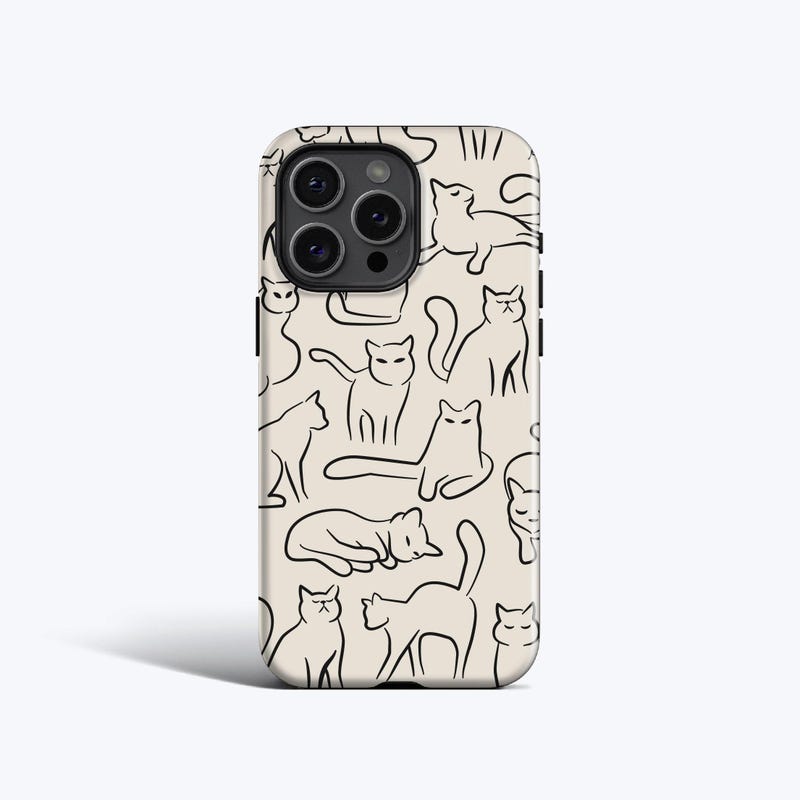 Cute Cats iPhone Case - Etsy