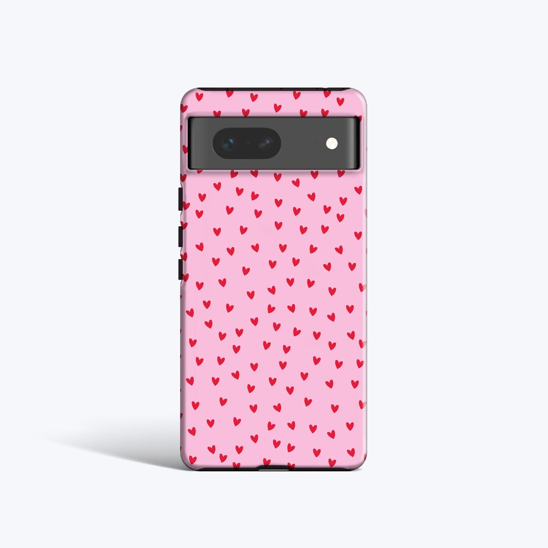 RED HEARTS Phone Case for Pixel 8 Pro Case, Pixel 7 Case, Pixel 5 Case ...