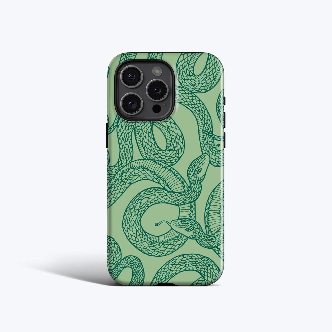 GREEN SNAKES Case | for iPhone 16 Pro Case, iPhone 15 Case, iPhone 14 ...