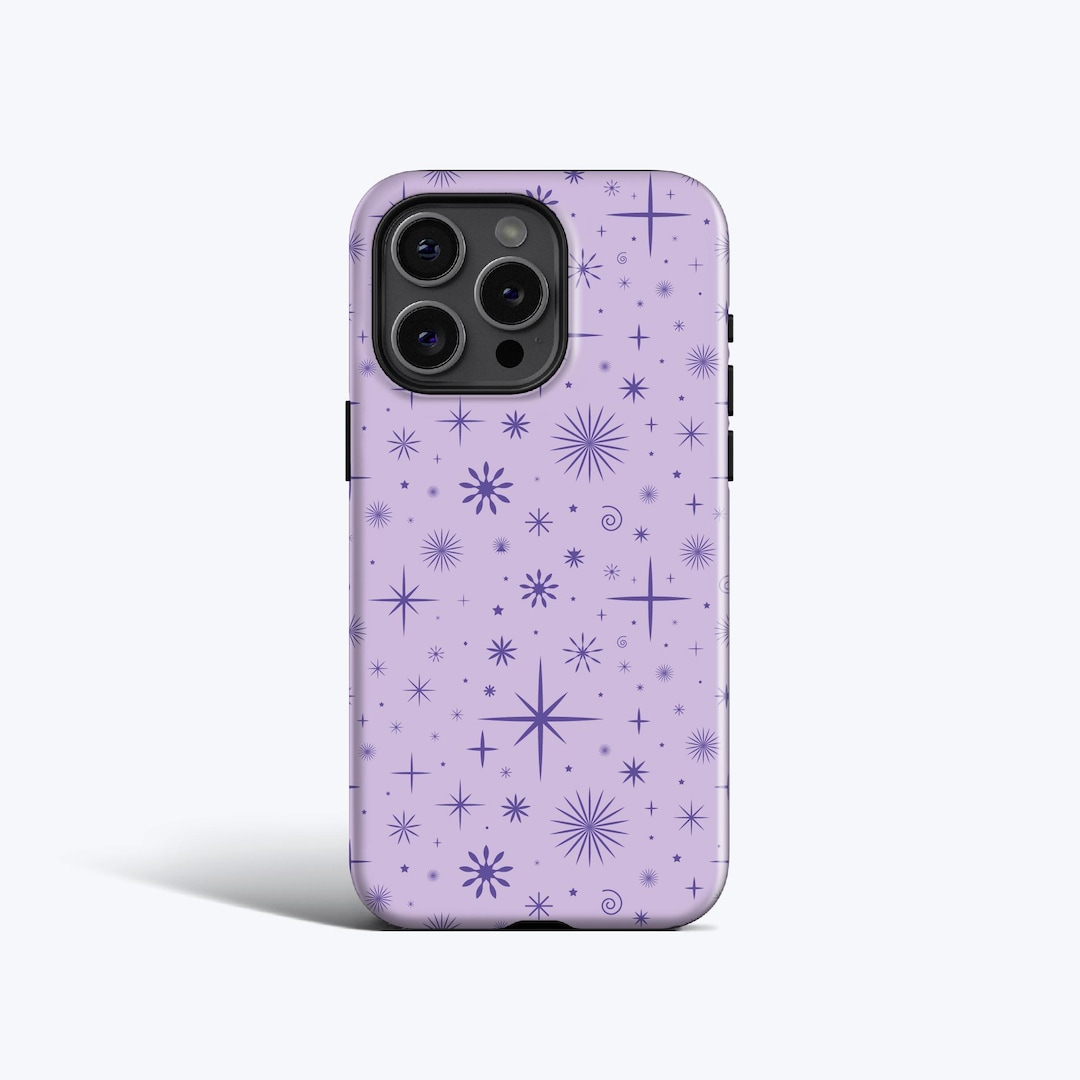 LITTLE PURPLE STARS Case | for iPhone 16 Case, iPhone 15 Case, iPhone ...