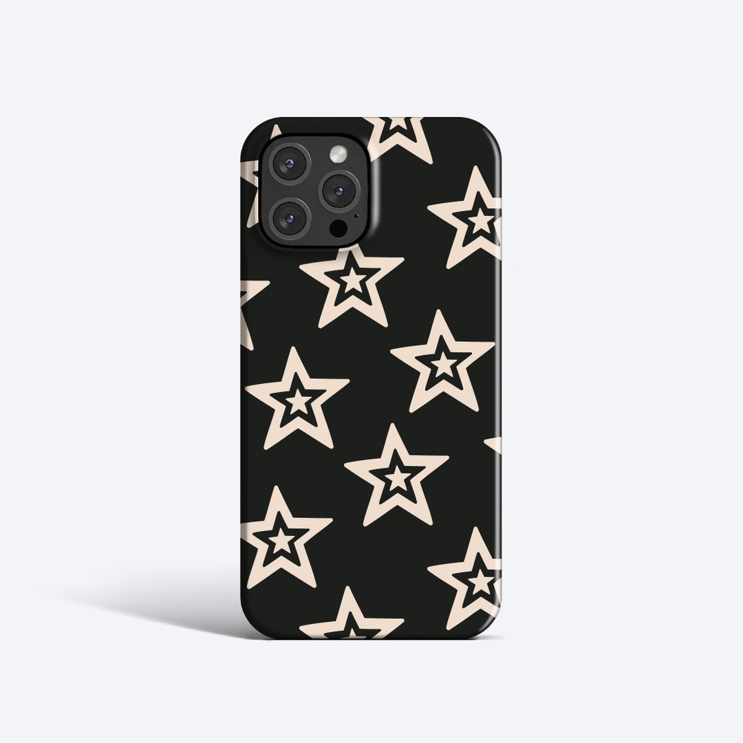 BLACK STARS CASE for iPhone 15 Pro Case, iPhone 13 Pro Case, iPhone 12 ...