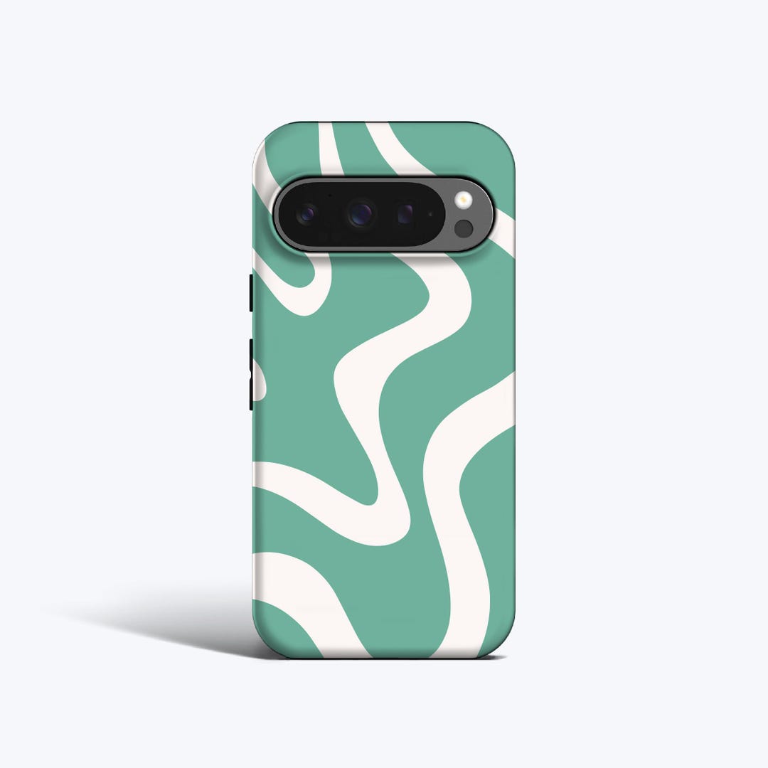 Green Waves Case - for Pixel 10, 9 Pro Case, Pixel 8a Case, Pixel 7 Pro ...