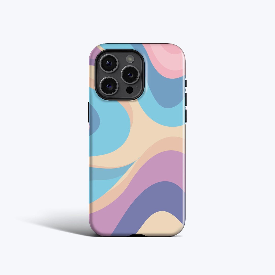 PASTEL ORGANIC SHAPES Case | for iPhone 15 Pro Case, iPhone 14 Case ...