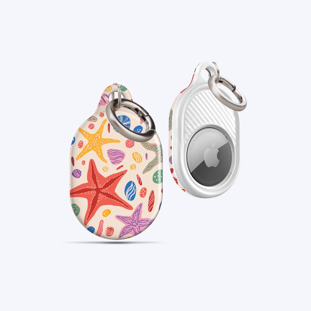 PRETTY STARFISH AirTag Case | for Your Keys, Handbag, Backpack, Pets ...