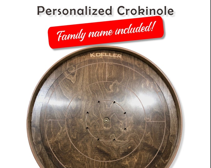 CROKINOLE - 2, 3 or 4 Player Tournament Size Custom Boards - Etsy