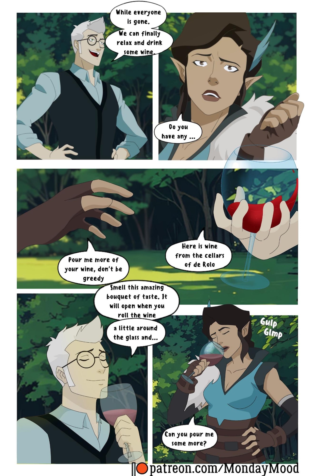 Vox Machina Comic (percy and Vex) - Etsy