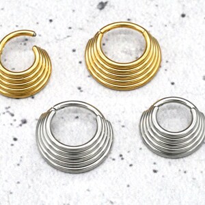 Piercing Ring Septum Helix Daith Tragus - 1G/18 - Etsy