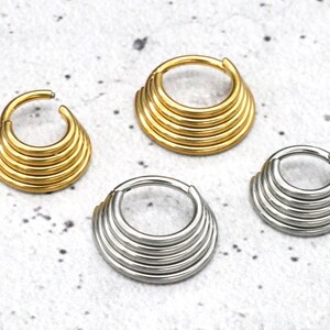 Piercing Ring Septum Helix Daith Tragus 1G/18 - Etsy