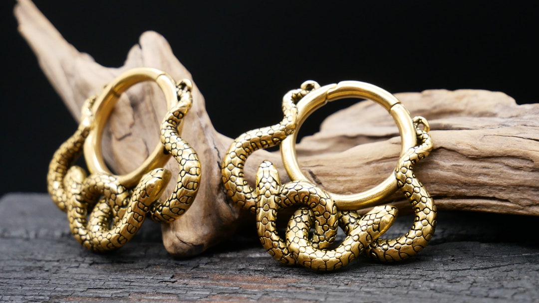 Ear Weight COBRA Made of Surgical Steel 4 Mm OG/15 - Etsy