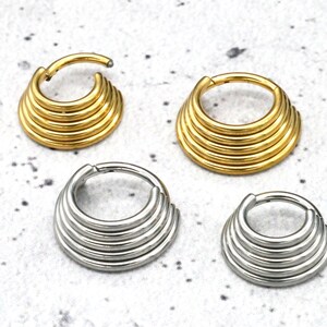 Piercing Ring Septum Helix Daith Tragus - 1G/18 - Etsy