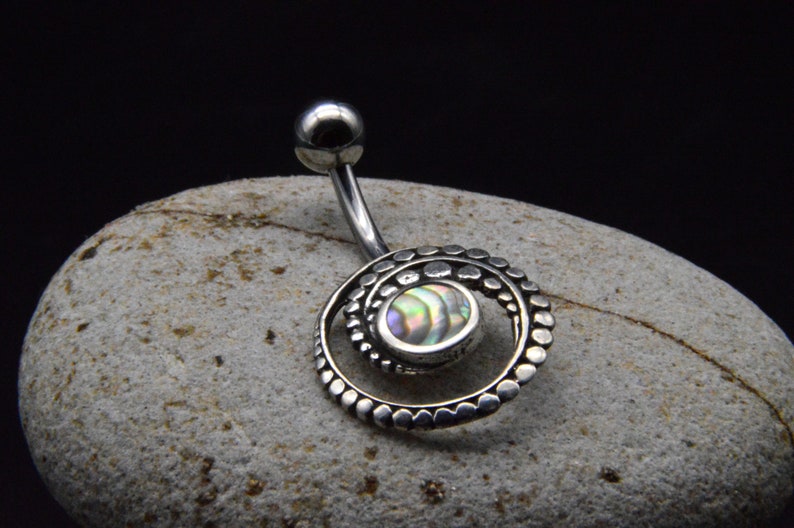 Belly Button Piercing 925 Silver - 1N/07 - Etsy UK