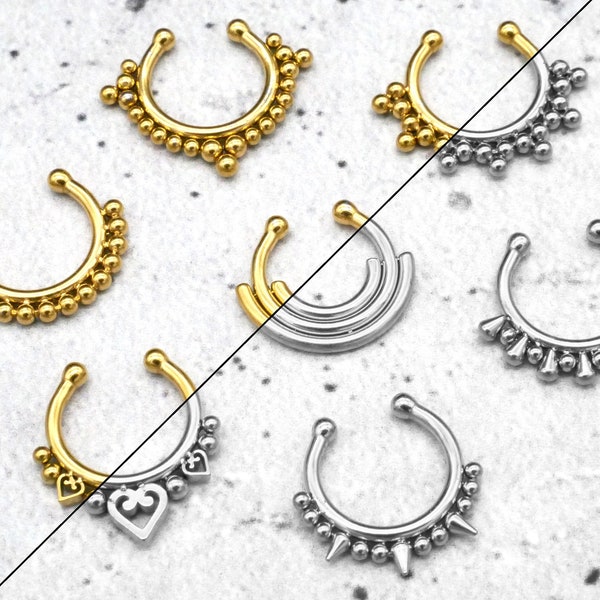 Fake Piercing - Etsy