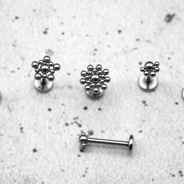Labret Piercing - Etsy