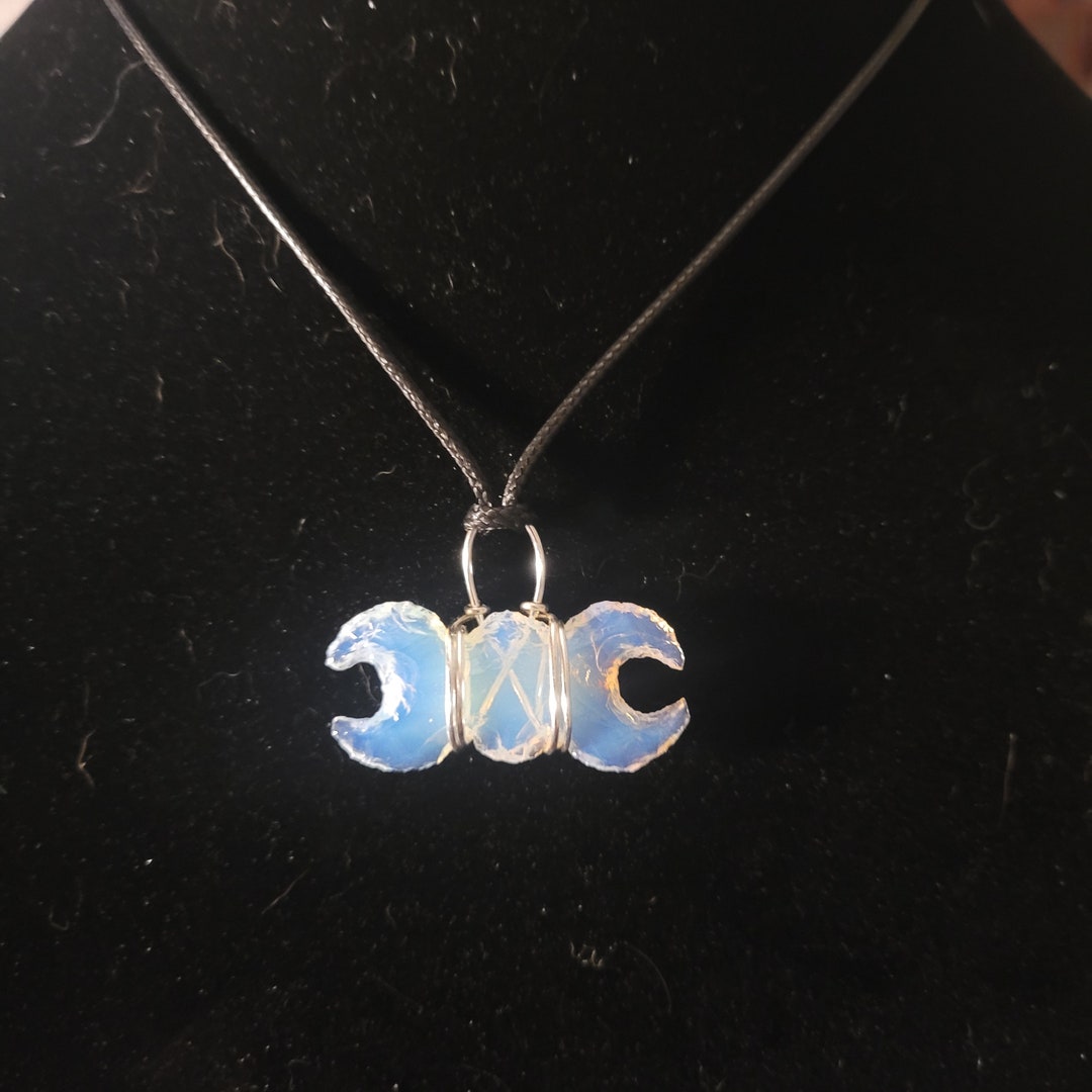 Triple Moon Pendant - Etsy
