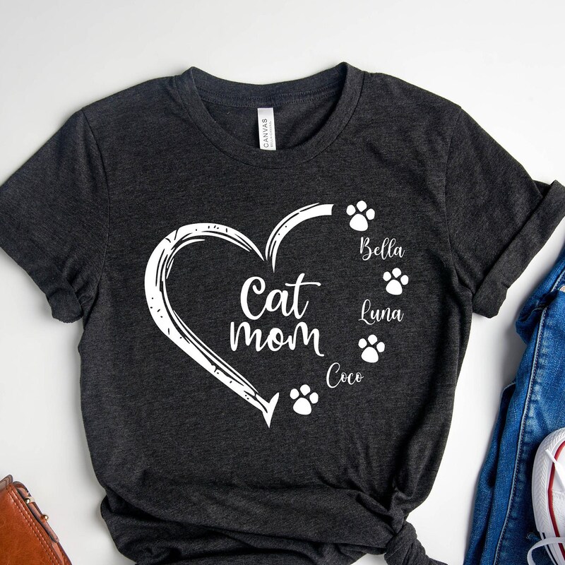 Cat Mom Shirt - Etsy