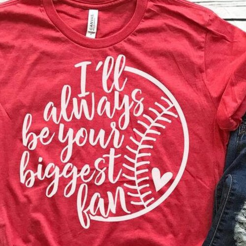 Your Biggest Fan Custom Shirt for Baseball Mom New Mom Life | Etsy