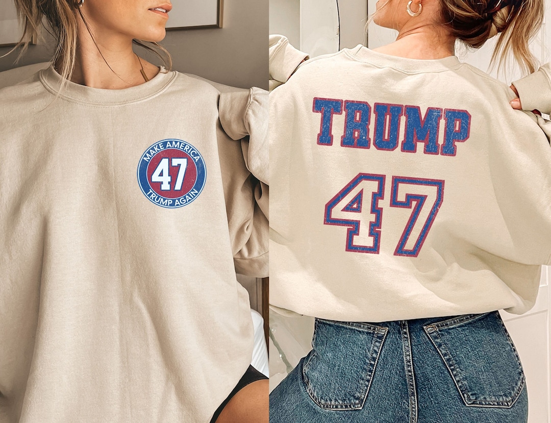 Make America Trump Again Sweater, Trump 47 Sweatshirt, Republican Gift ...