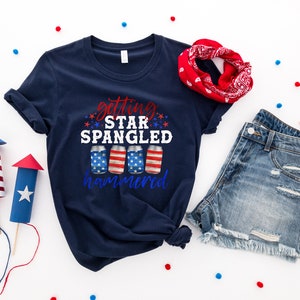 Getting Star Spangled Hammered Shirt, 4th of July Shirt, Independence ...