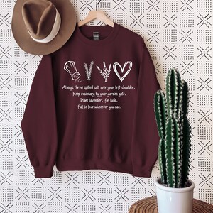 Salt Rosemary Lavender Love, Practical Magic Sweat, Halloween Crewneck ...