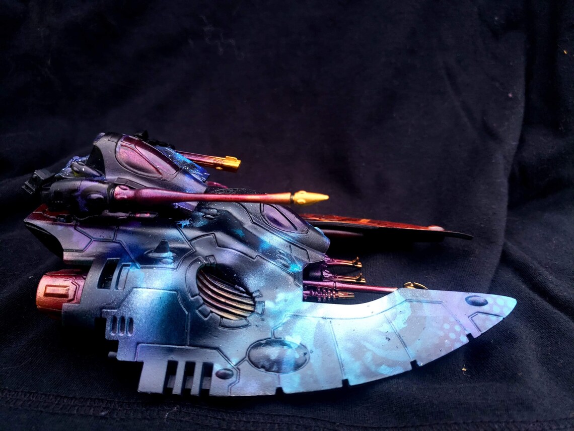 Eldar Vehicle Commission Painting Wave Serpent Falcon Fire | Etsy