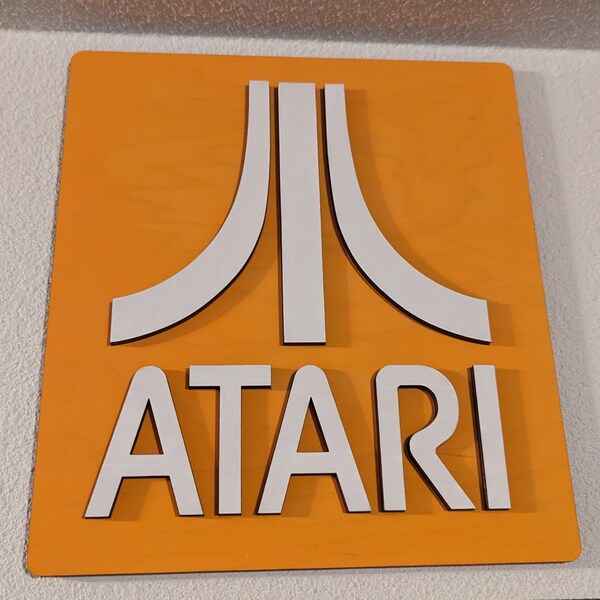 Atari Logo Svg - Etsy