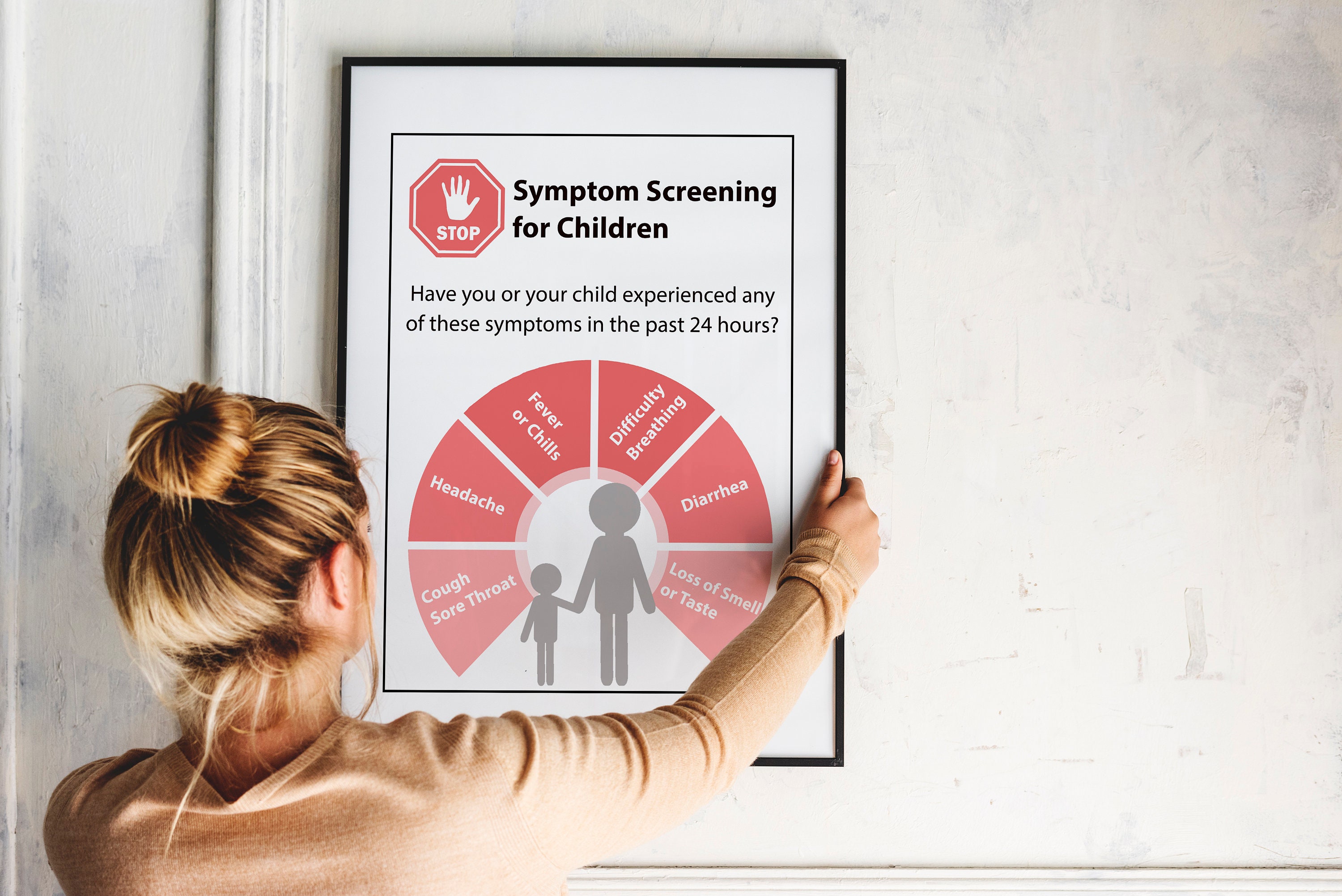 Symptom Screening Signage for School and Daycare digital Download - Etsy