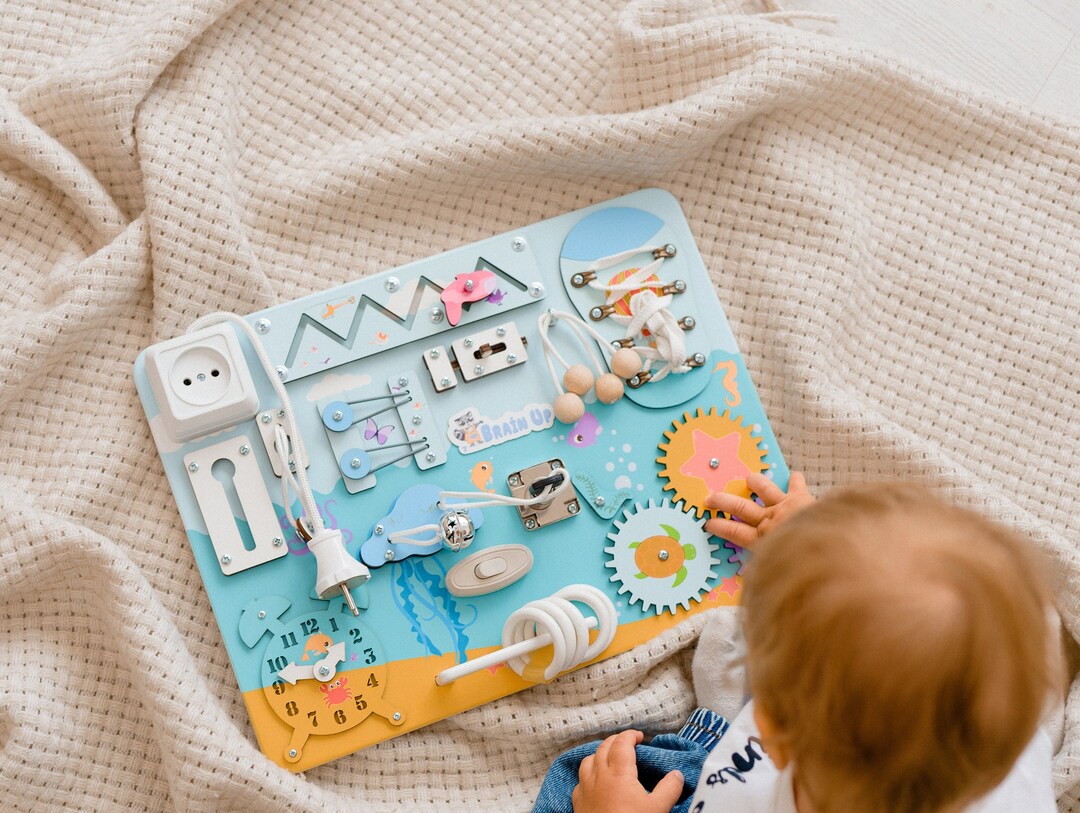 Ocean Busy Board 12x16 Inches Fast Shipping Development Toy Montessori ...