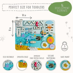 Ocean Busy Board 12x16 Inches Fast Shipping Development Toy Montessori ...