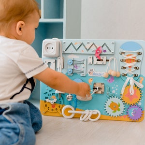 Ocean Busy Board 12x16 Inches Fast Shipping Development Toy Montessori ...