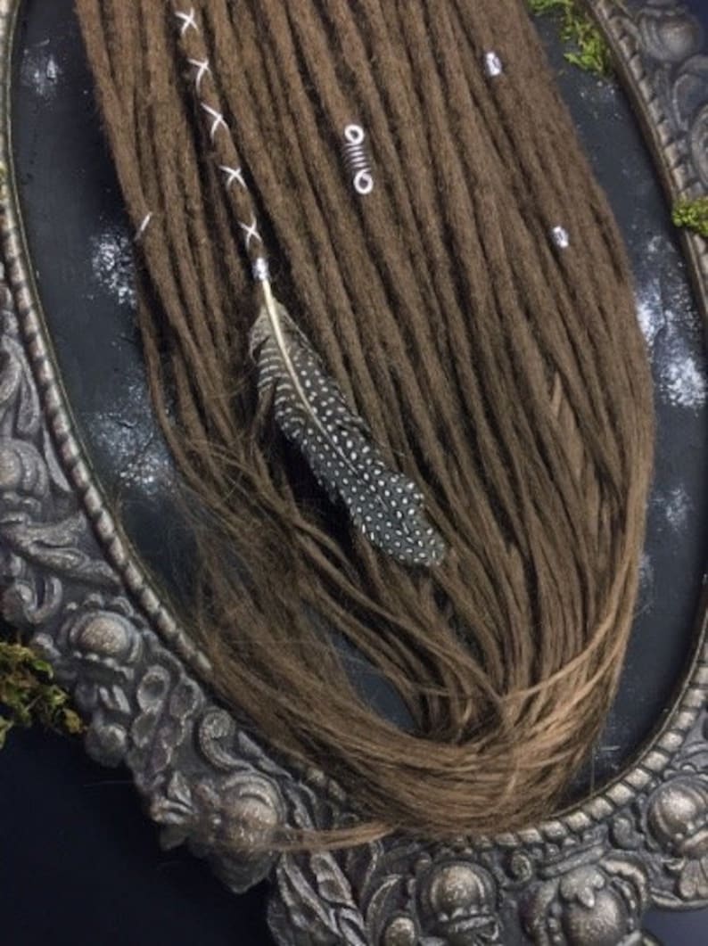 D.E. Synthetic Dreads or S.E. Dreadlocks Double ended or | Etsy