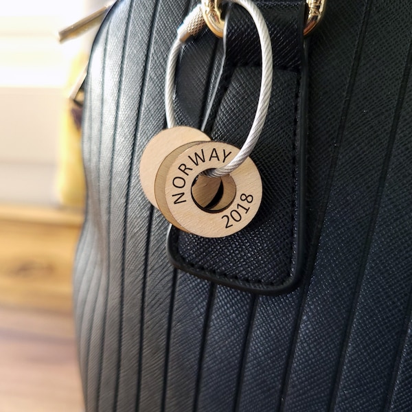 Travel Token Keychain - Etsy